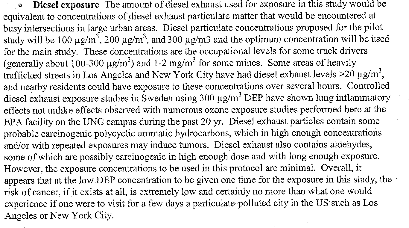 Analysis of the EPA Documents (Part 5) | EPA Human Testing
